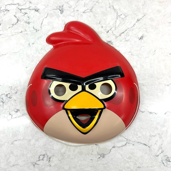 Designware | Costumes | Angry Birds Face Mask Halloween Costume Red ...